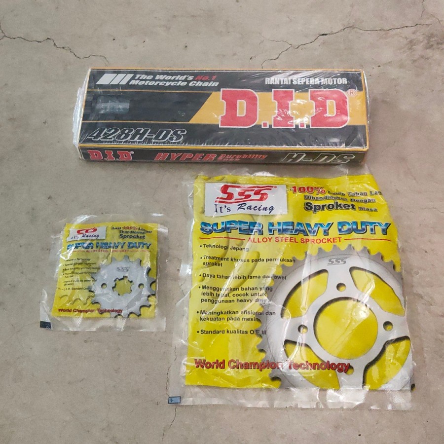 Jual Paket Gear set W175 DID Dan SSS | Shopee Indonesia