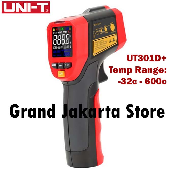 Jual UT301D+ Infrared Thermometer UNI-T Gun Termometer UNIT Termogun UT301D UNI T IR Thermo ...