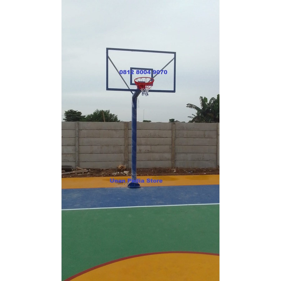 Jual Ring Basket Tiang Tanam Plus Papan Pantul Akrilik - Tiang Basket ...