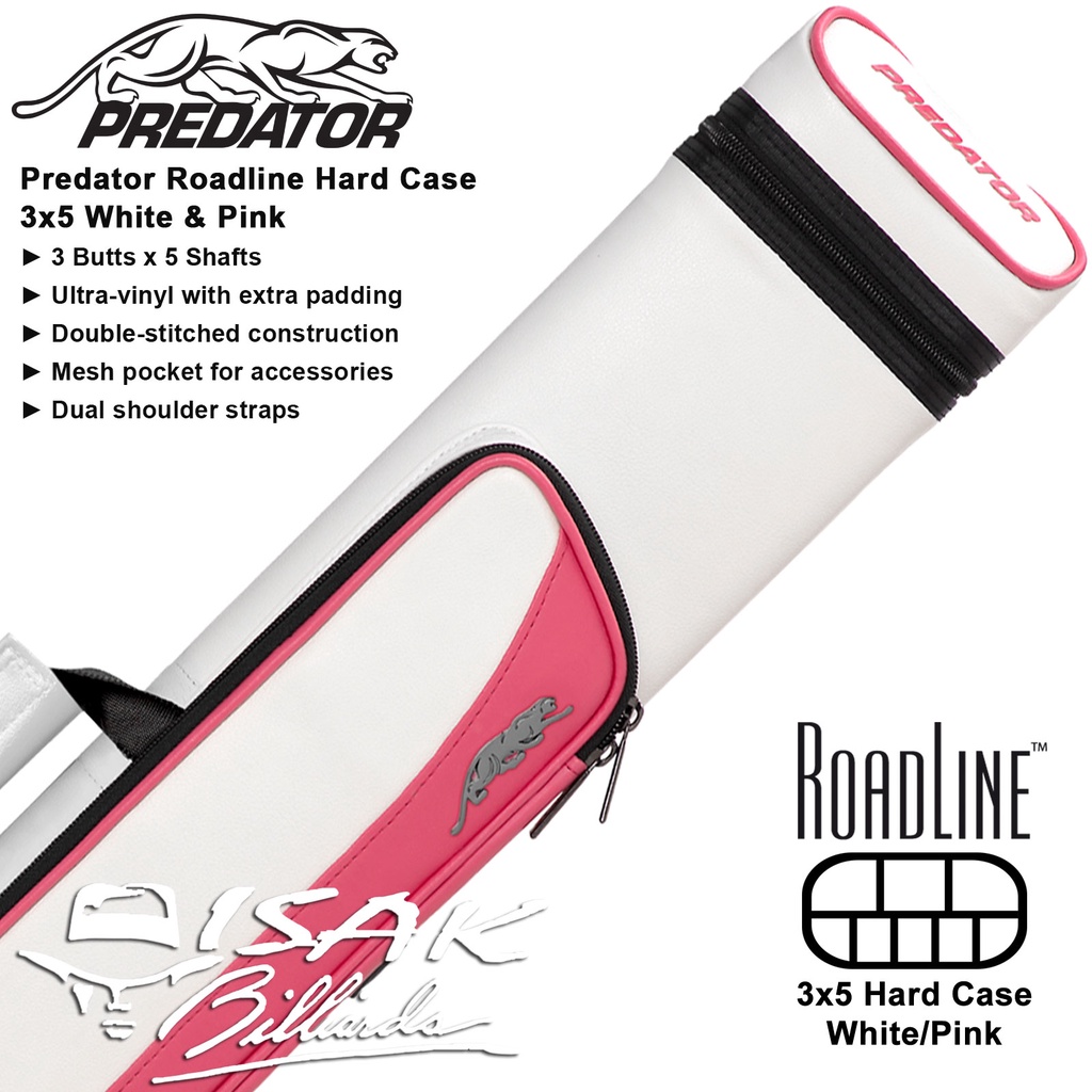 Jual Predator Roadline 3x5 Hard Cue Case | White Pink Tas Stick ...