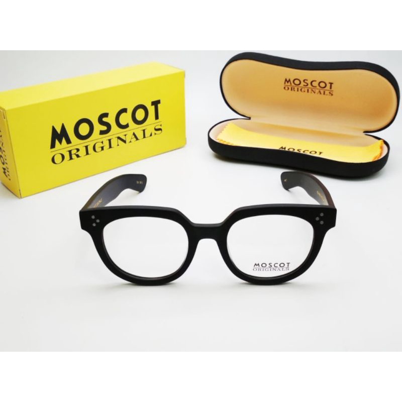 Jual Kacamata Moscot Vilda black matte frame glasses | Shopee Indonesia