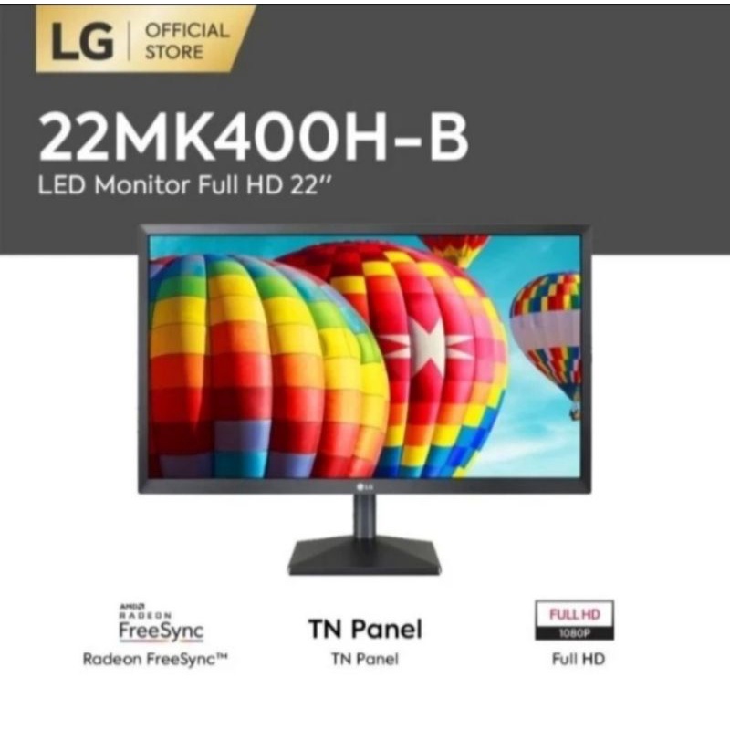 Jual SUPER MURAH MONITOR LG 22 INCIH 22MK400H-B LED WIDE FULL HD,LENGKAP DUSS ASLI | Shopee ...