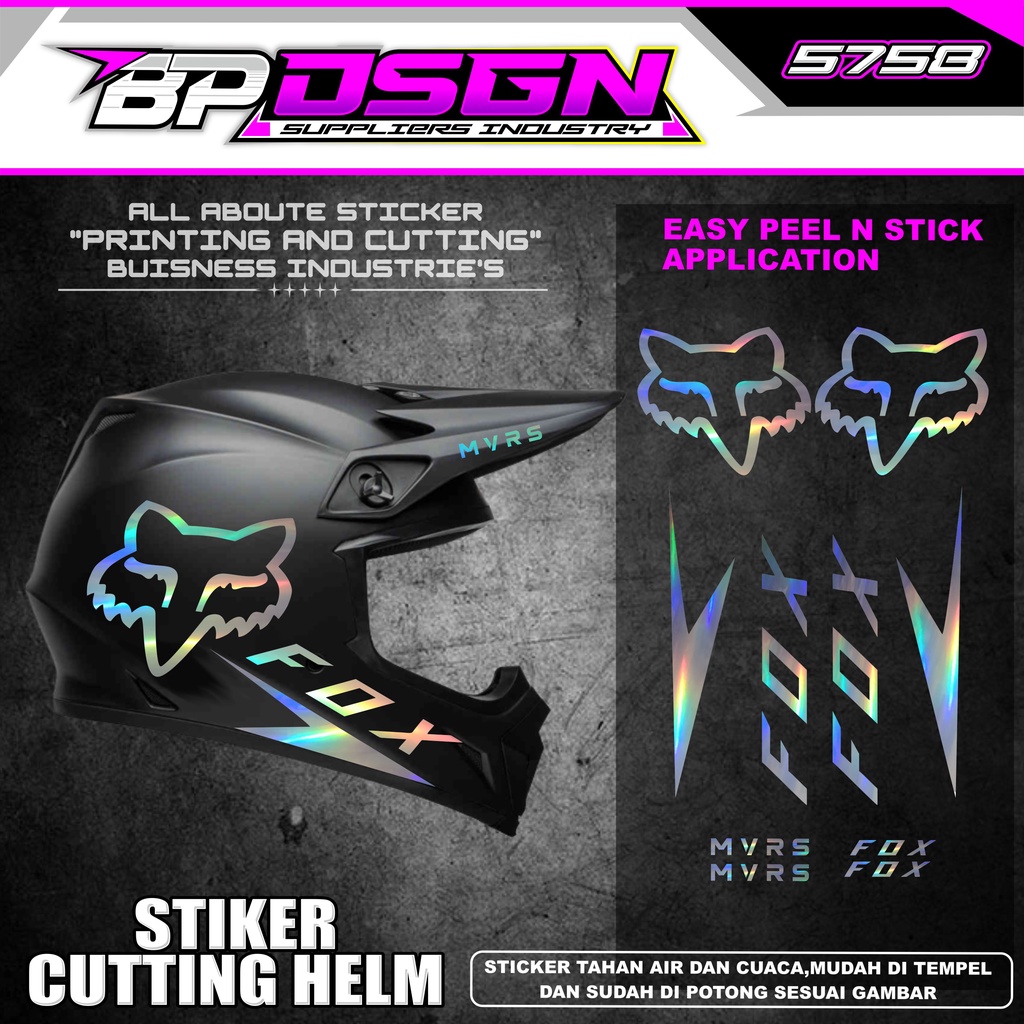 Jual Stiker Cutting Helmet Trail - Stiker Helm Trail - Cutting Sticker ...