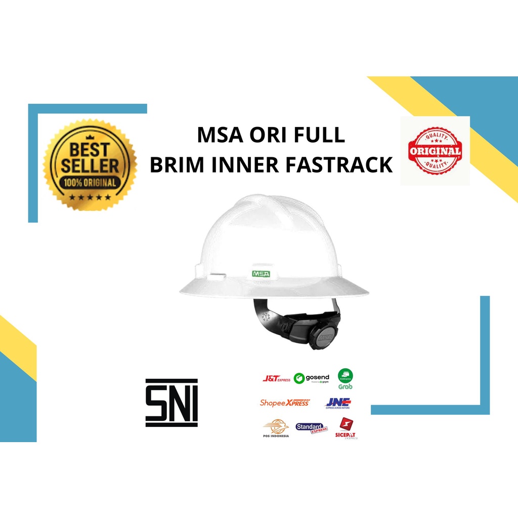 Jual Helm Safety Msa Original Full Brim Inner Fastrack / Helmet Proyek ...