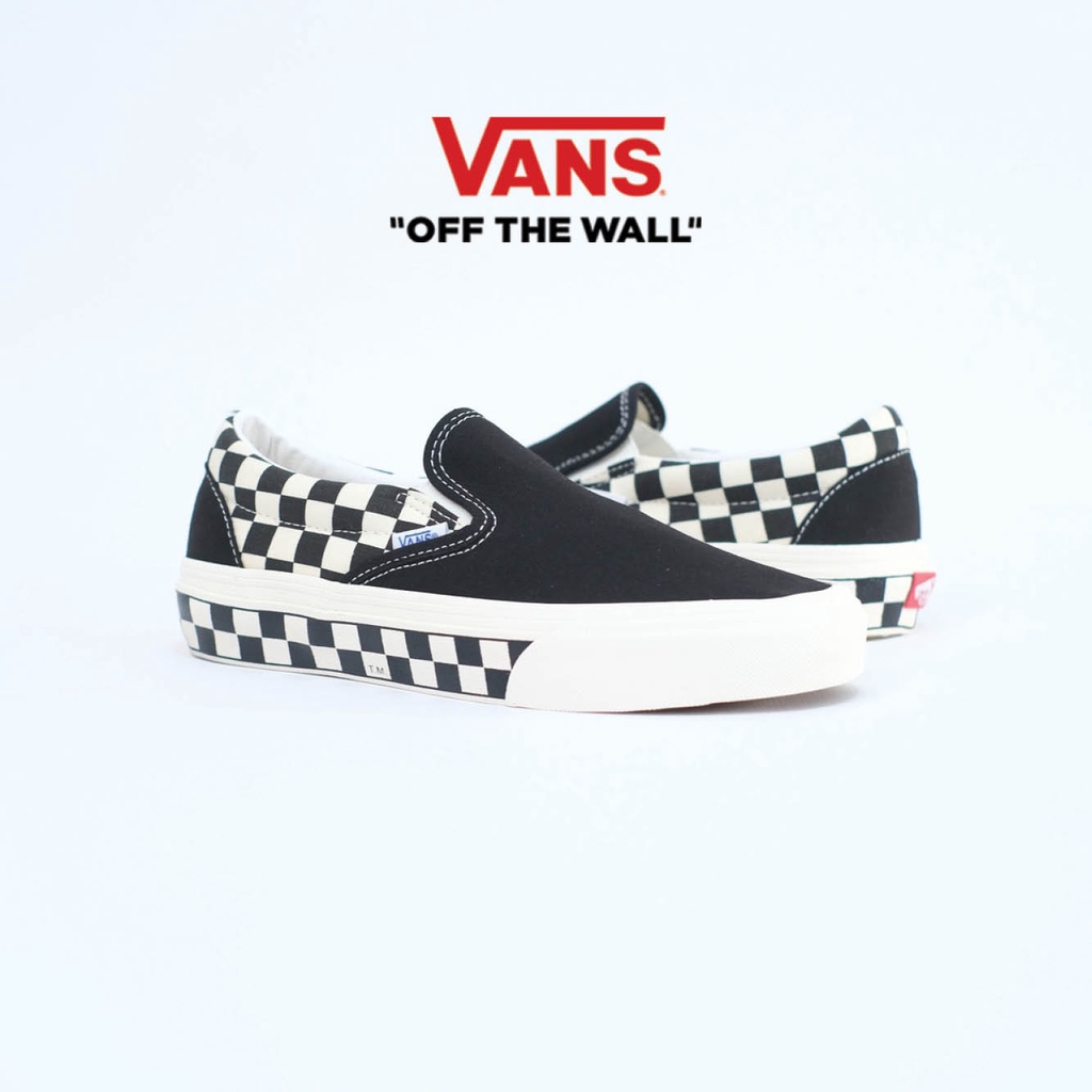 Jual (BISA COD) Slip On Sidewall Checkerboard Original | Shopee Indonesia
