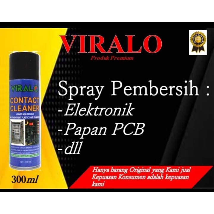 Jual PEMBERSIH ELEKTRONIK , PCB BOARD VIRALO CONTACT CLEANER | Shopee ...