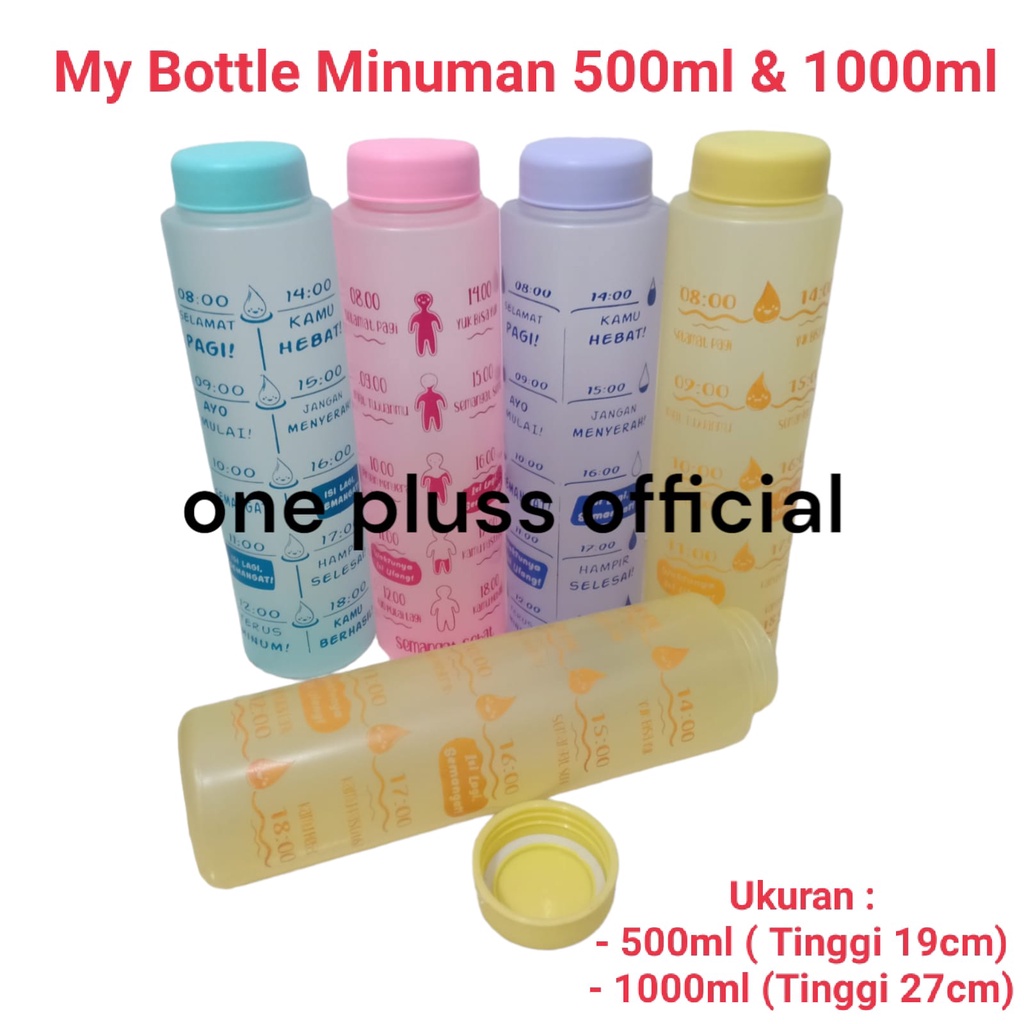Jual my Botol minuman sekolah / Bottle minuman anak anak Pastel 500ml ...