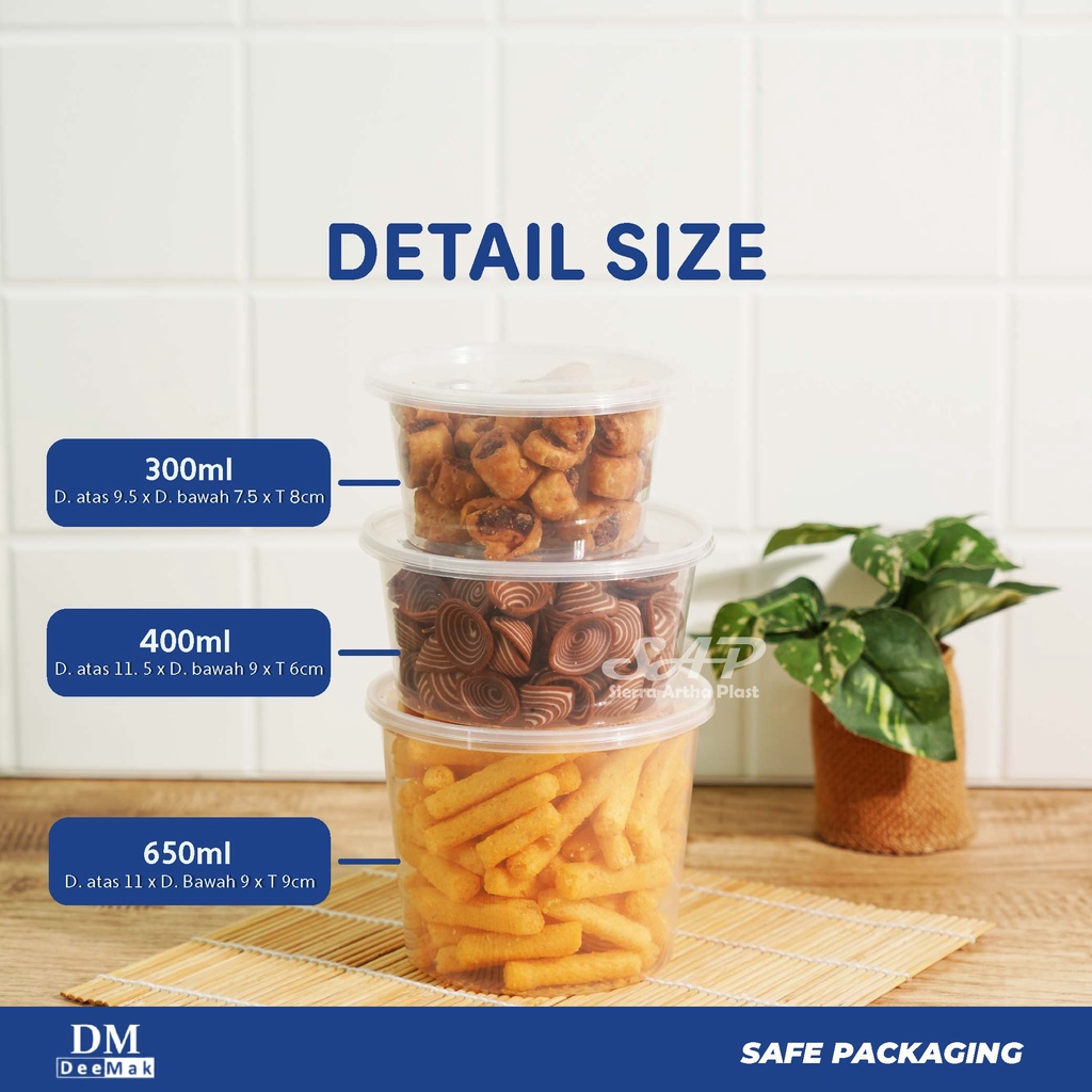 Jual Thinwall Round 300ml - 400ml | Thinwall R mangkuk 300ml - 400ml ...