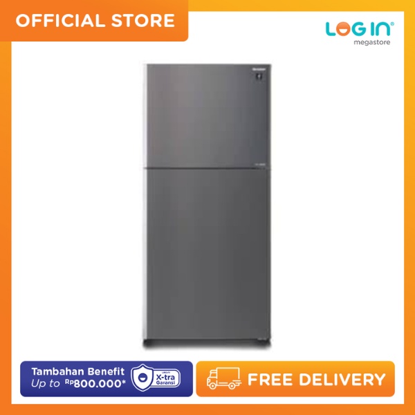 Jual Sharp Kulkas 2 Pintu Mega Freezer SJIG862PMSL 550 Liter | Shopee ...