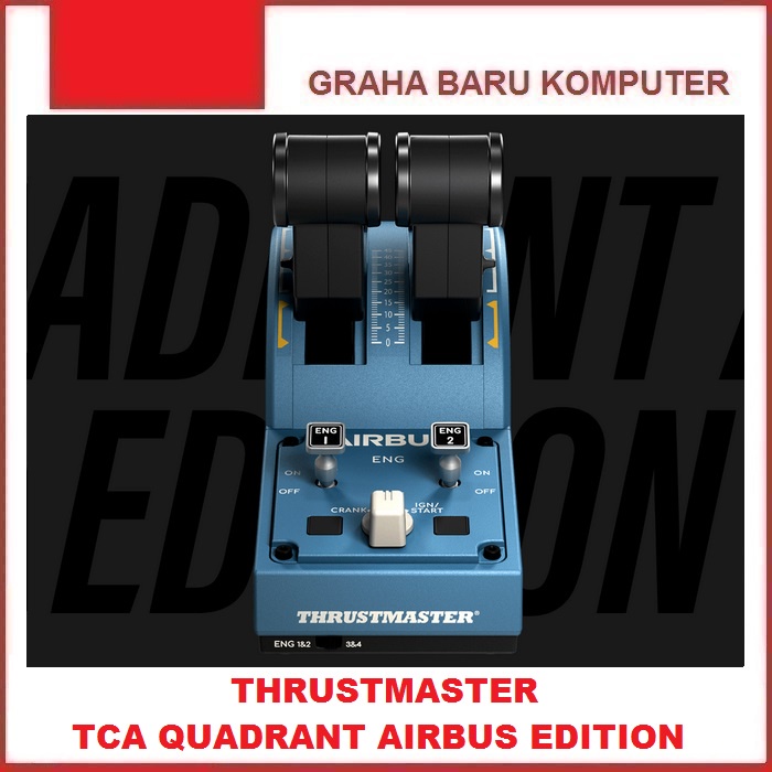 Jual Thrustmaster TCA Quadrant Airbus Edition Throttle Flight Simulator ...