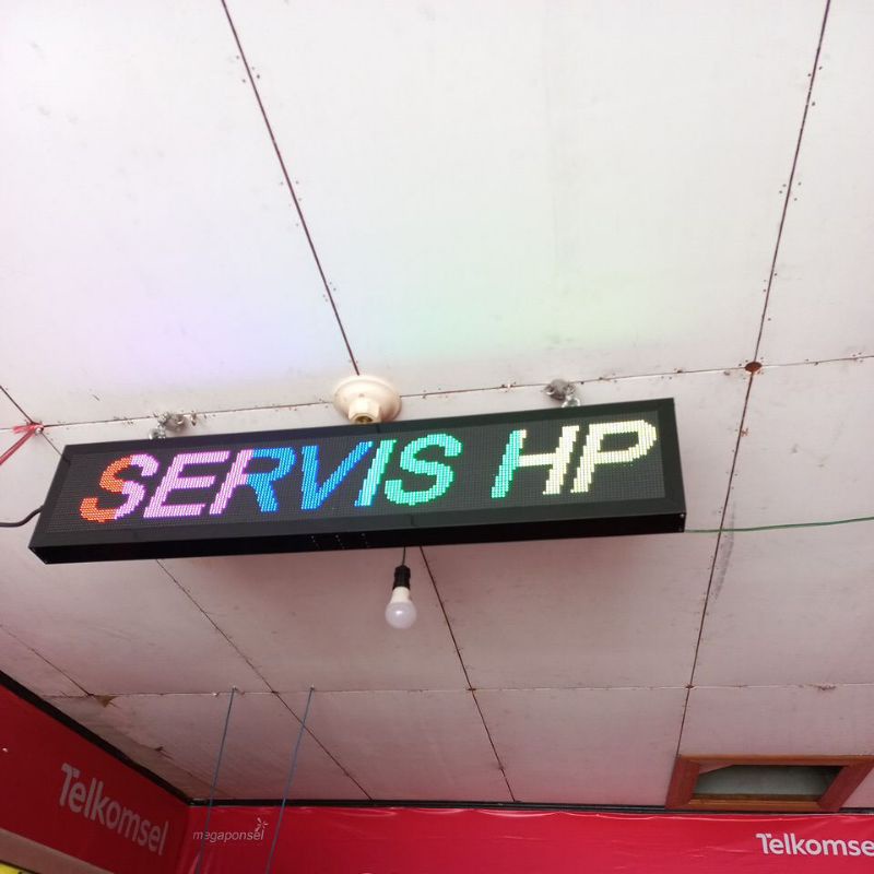 Jual RUNNING TEKS RGB MODEL P5 ( 1 METER) | Shopee Indonesia