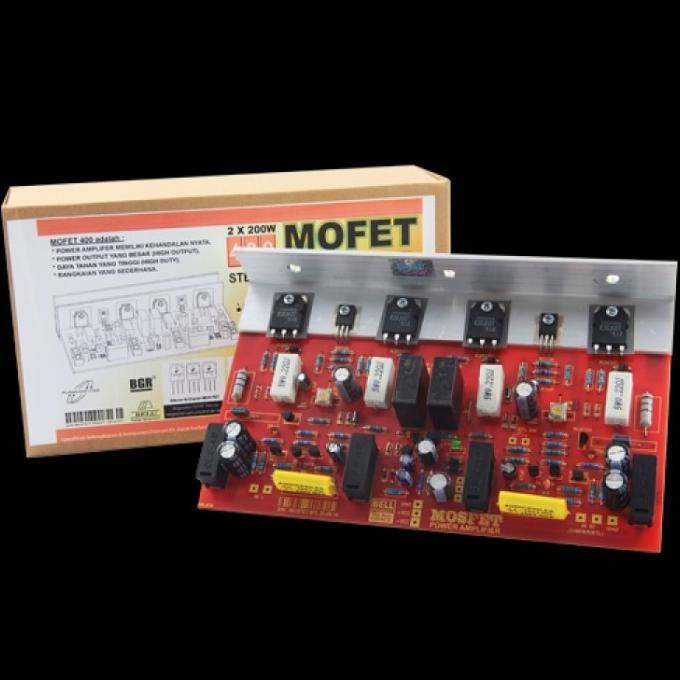 Jual Kit Power Mofet 400W Stereo Tr Final Asli 400 Watt Amplifier Bell ...