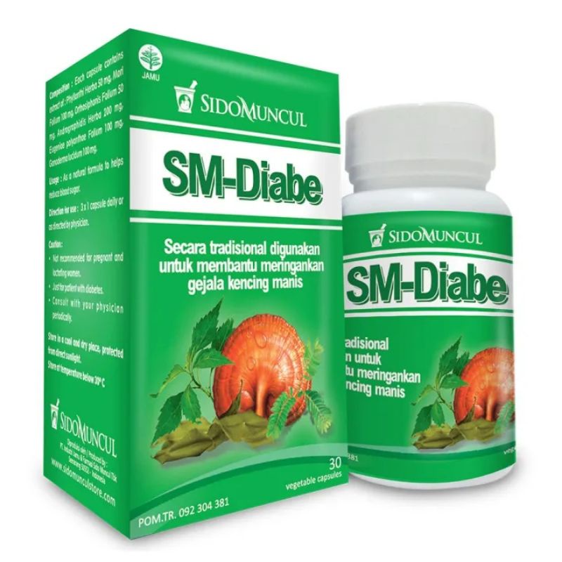Jual SM-DIABE 30KAPSUL SIDO MUNCUL SM DIABE DIABETES KENCING MANIS Obat ...