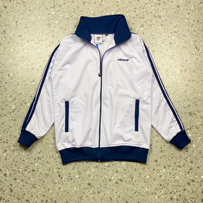 Jual Jata Jaket Track Top Adidas Lis Putih Jaket Pria Wanita L Xl Jaket ...