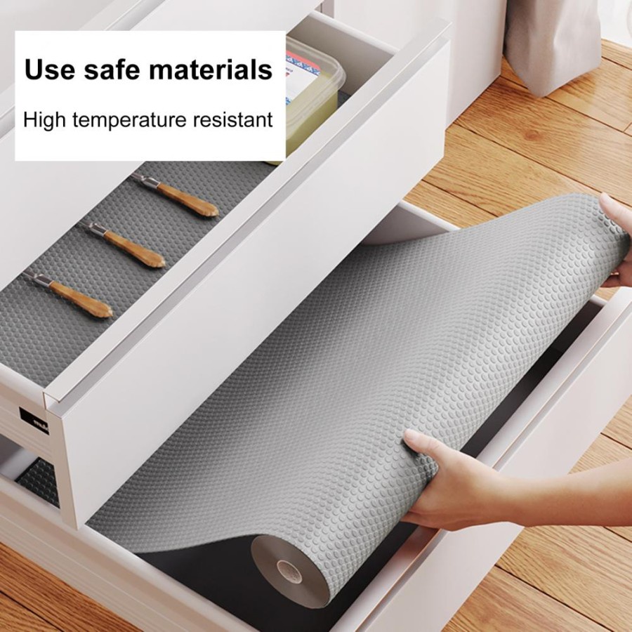 Jual Lapisan rak lemari matras dapur mudah kering anti-selip Liner Pad ...
