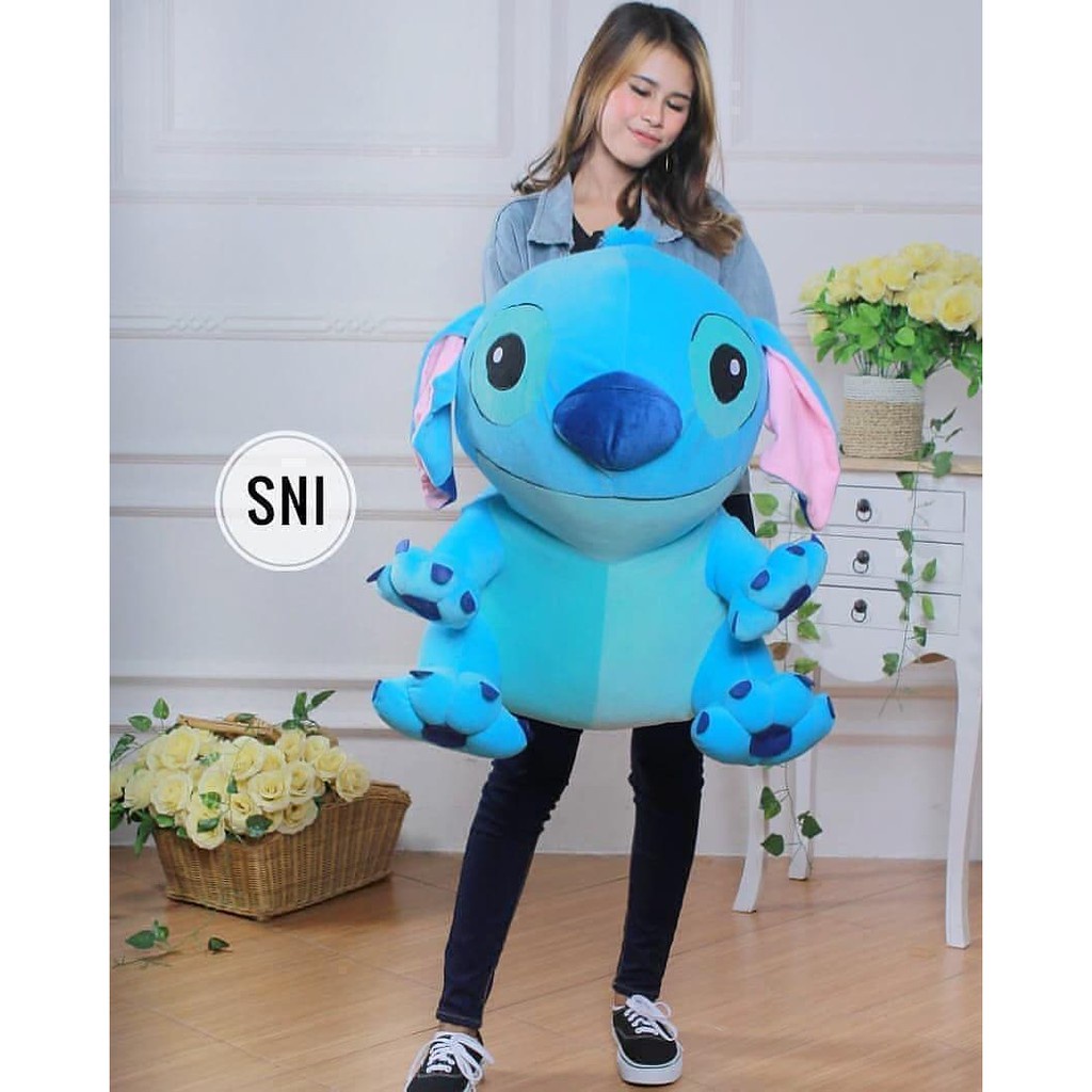Jual BONEKA Stitch Lucu Boneka Lilo Boneka Kucing Stich Velboa Halus ...