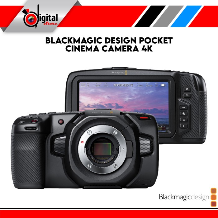 Jual BLACKMAGIC DESIGN POCKET CINEMA CAMERA 4K #ORIGINAL | Shopee Indonesia