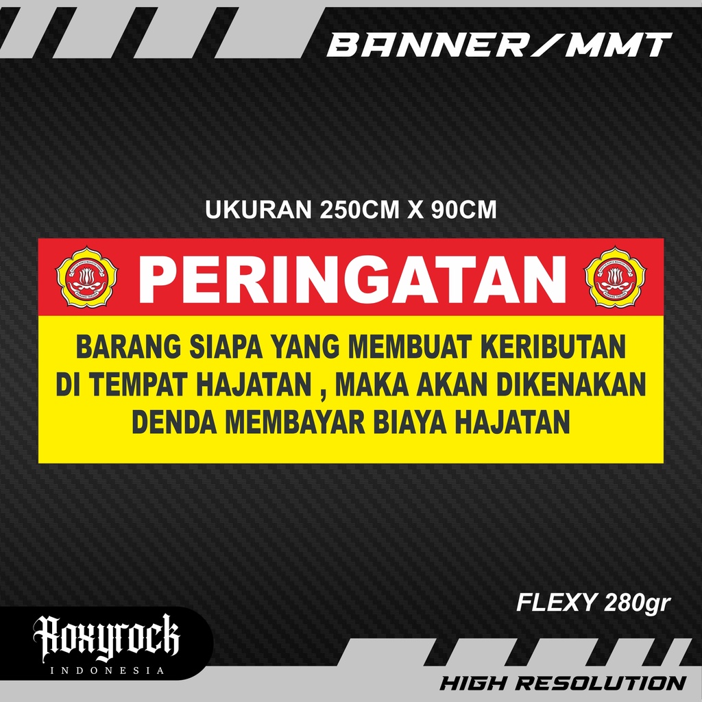 Jual SPANDUK MMT BANNER HIMBAUAN HAJATAN | Shopee Indonesia