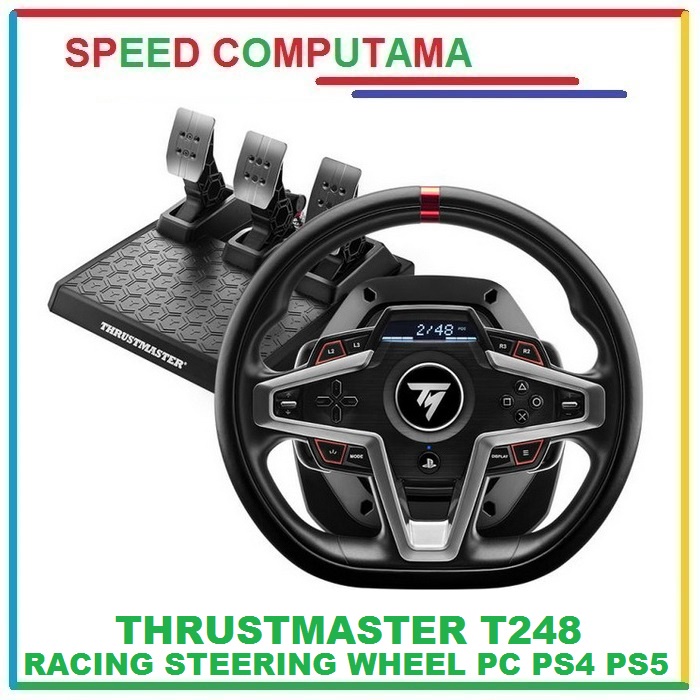Jual Thrustmaster T248 Racing Steering Wheel and Magnetic Pedals PC PS4 ...