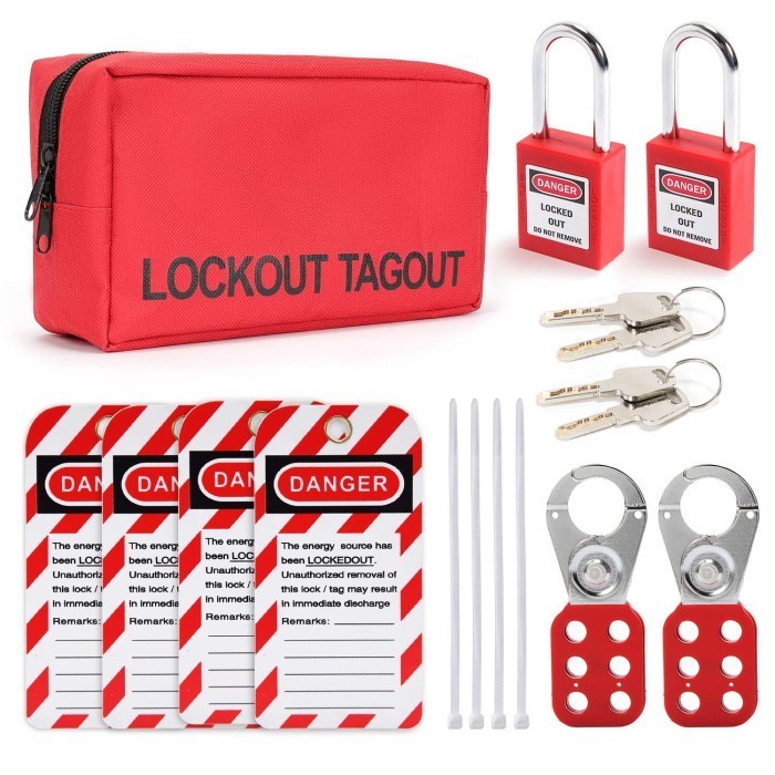 Jual Lockout Tagout Kit - Safety Lockout Padlocks Loto Hasps Lockout ...