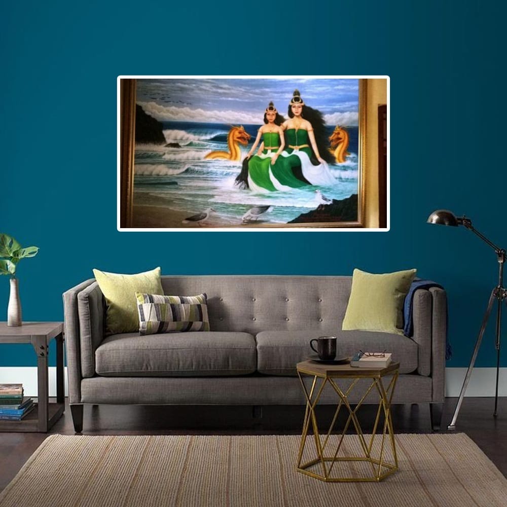 Jual LUKISAN POSTER CETAK GAMBAR IDUNDA NYI RORO KIDUL 02 KREEN HIASAN ...