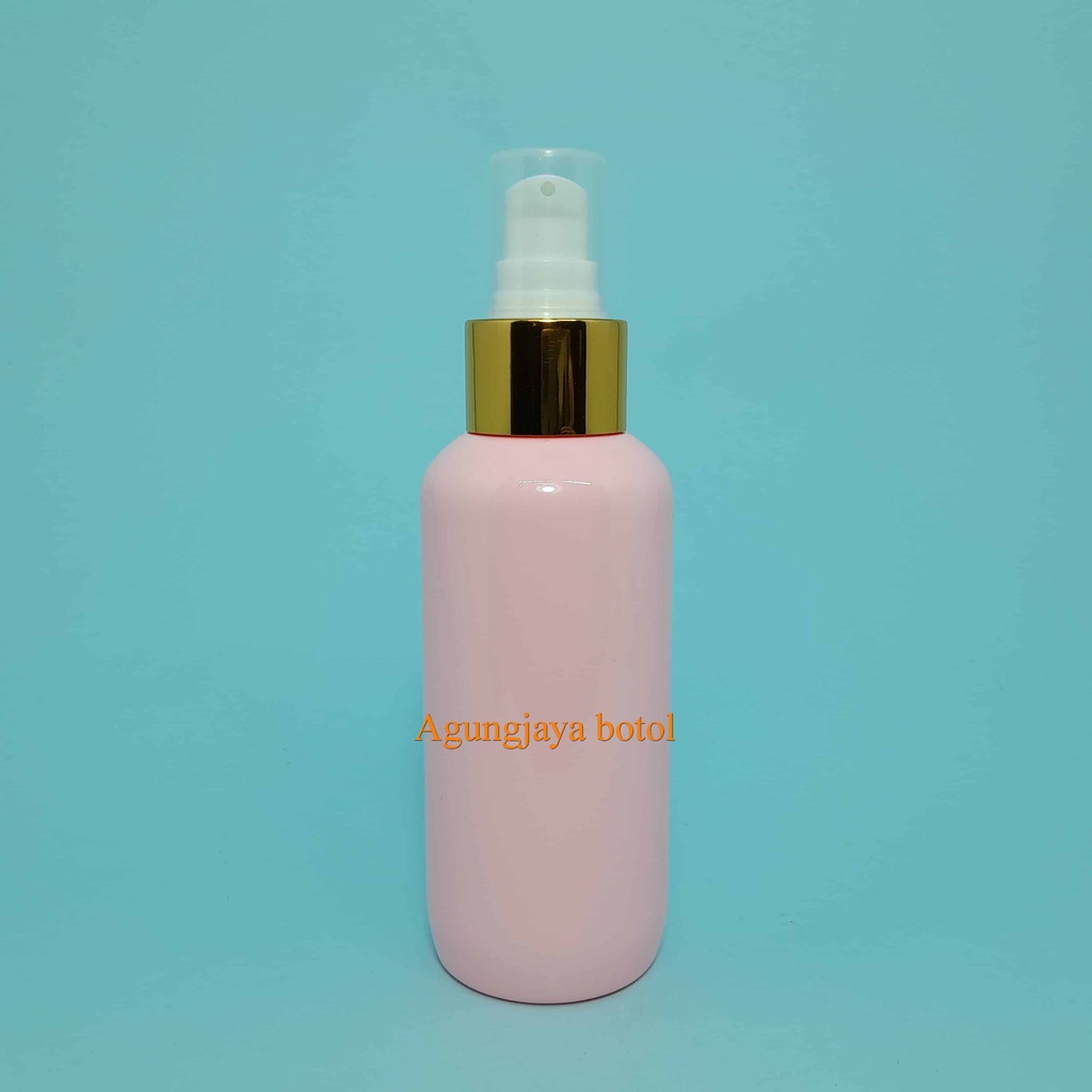 Jual Botol Pet 120 Ml Sp Pink Doff Tutup Pump Treatment Neck 24 / Botol ...