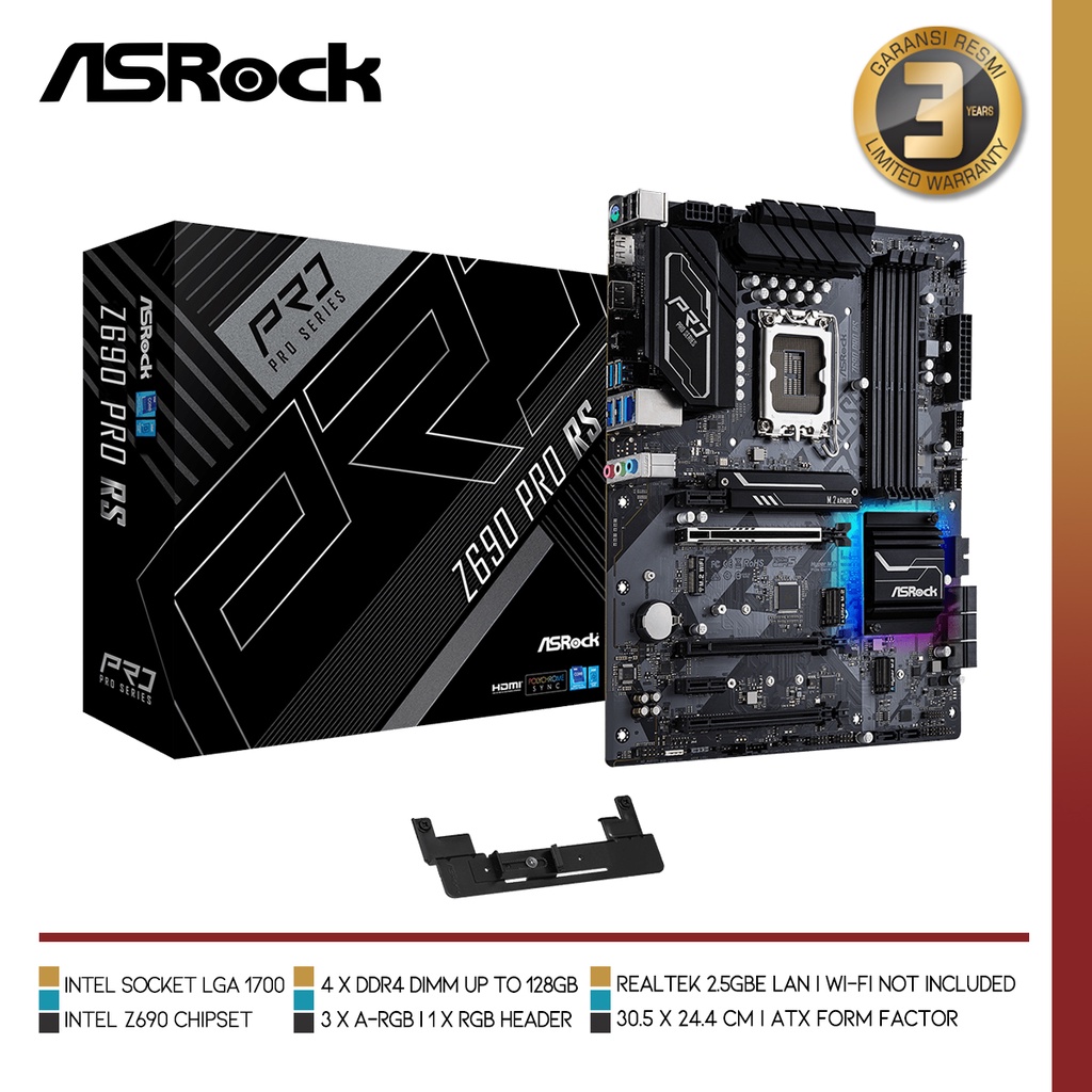 Jual ASROCK Z690 Pro RS | Intel Z690 LGA 1700 DDR5 ATX | Shopee Indonesia