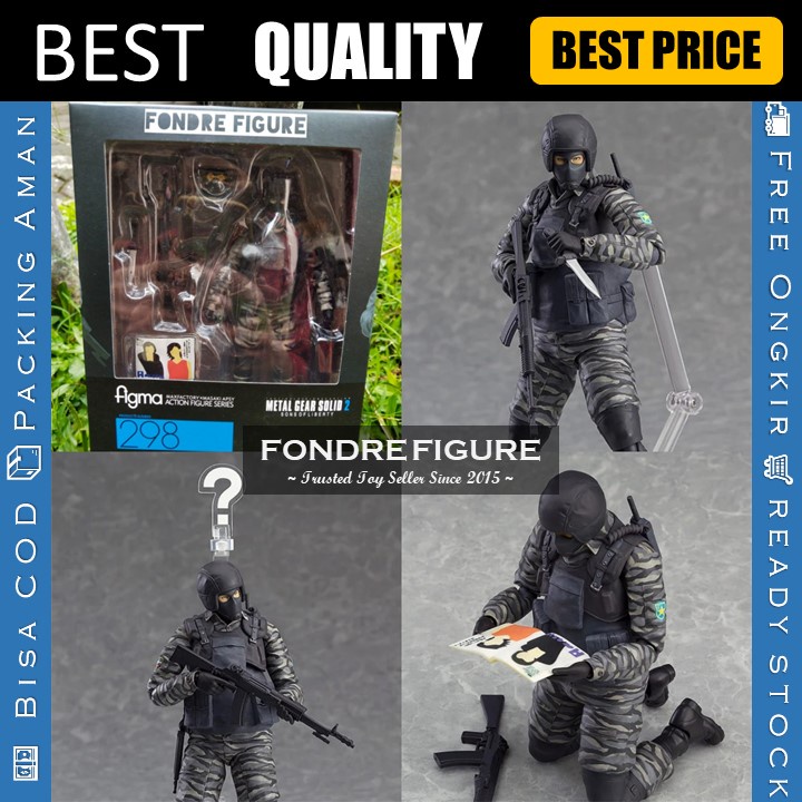 Jual FIGMA GURLUKOVICH SOLDIER 298 METAL GEAR SOLID MGS 2 SONS OF ...