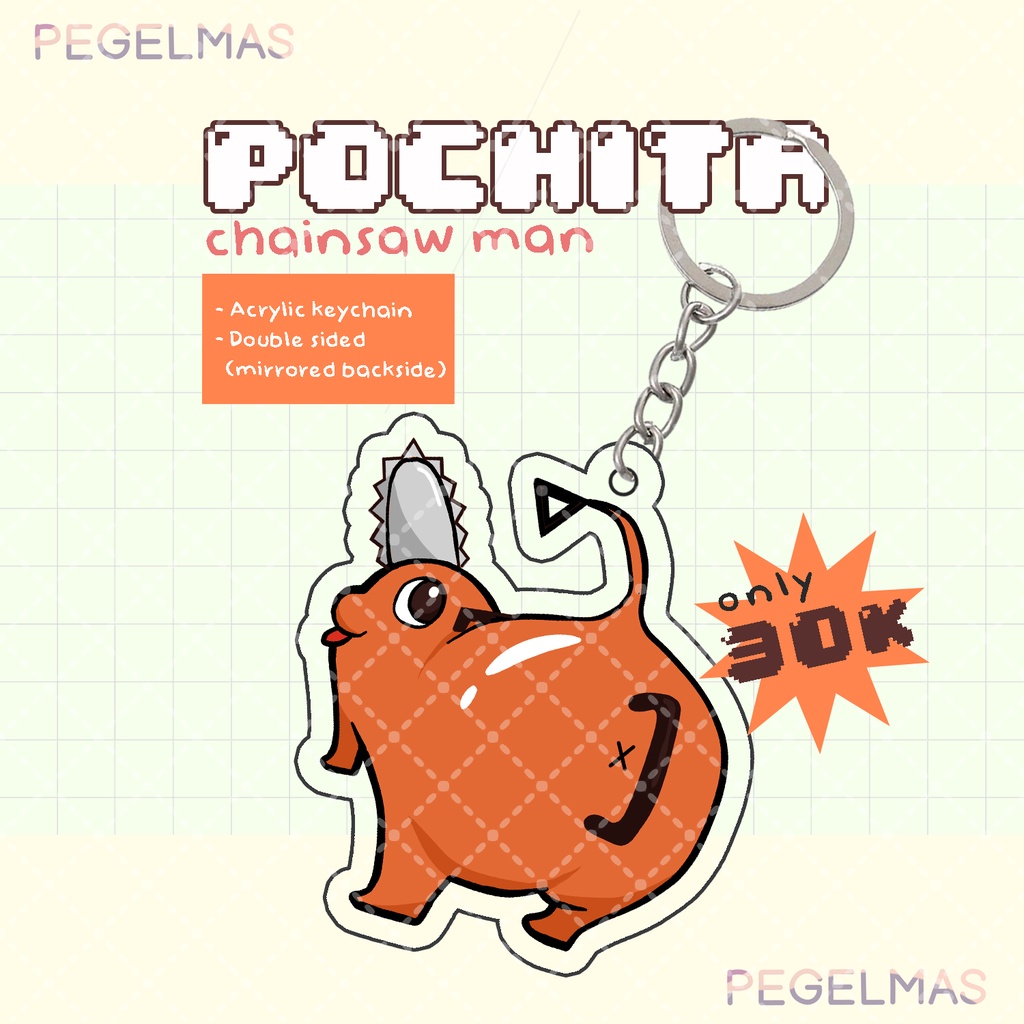 Jual KEYCHAIN POCITA CHAINSAW MAN [PEGELMAS MERCH] | Shopee Indonesia