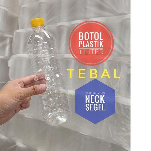 Jual ☑ Botol Plastik 1000ml 1000 ml 1 liter Tebal ISI 98 FREE KARDUS ...
