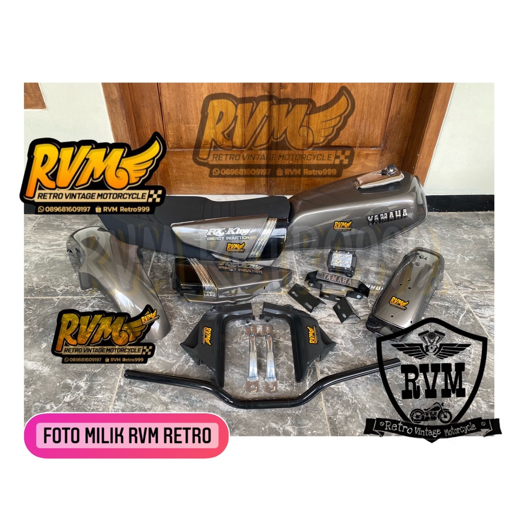Jual Paket body rx king bandungan style silver Paket request warna ...