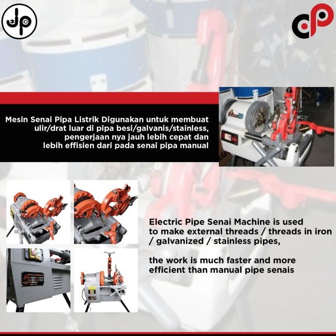 Jual Mesin Senai Pipa Listrik 1/2" - 3" Cp | Pipe Threading Machine 3 ...