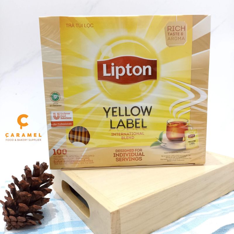 Jual Lipton Yellow Label Env 100s-Teh Lipton-Yellow Label Tea-Lipton ...
