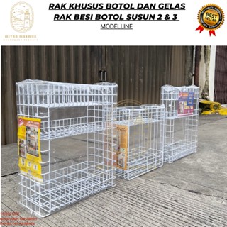 Jual NEW!! RAK BOTOL MODELLINE / STACK BOTTLE RACK / RAK BOTOL SUSUN 2 ...