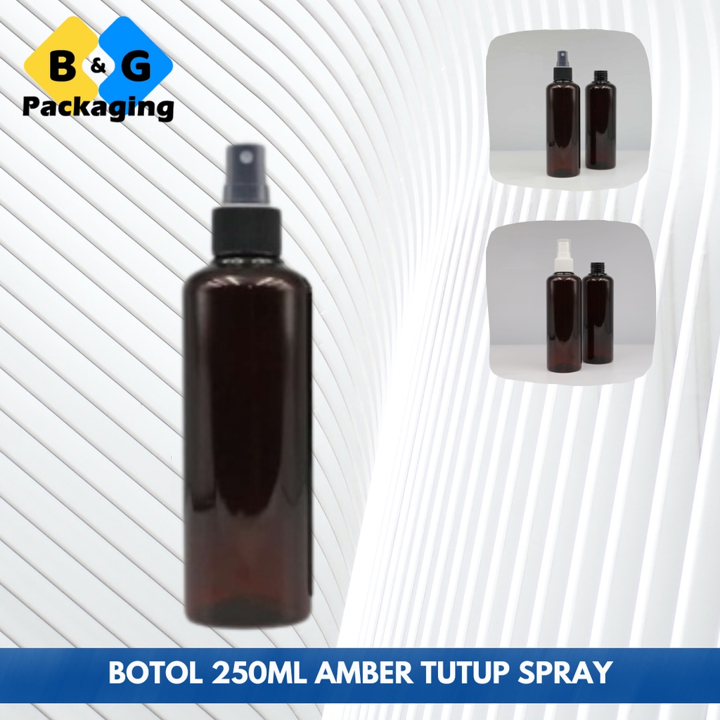 Jual BOTOL 250ML AMBER SPRAY PUTIH HITAM / BOTOL PLASTIK 250ML SPRAY WADAH ISI ULANG | Shopee ...