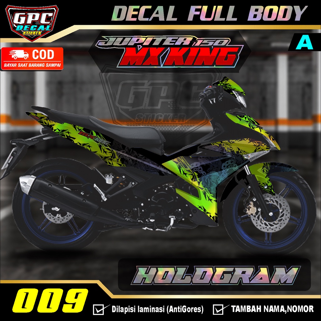 Jual Decal Sticker List Yamaha Mx king 150-STICKER HOLOGRAM - Stiker ...