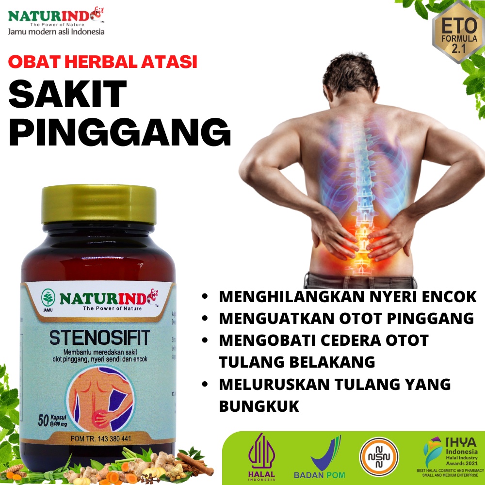Jual Obat Sakit Pinggang Encok Saraf Kejepit Nyeri Pada Punggung ...
