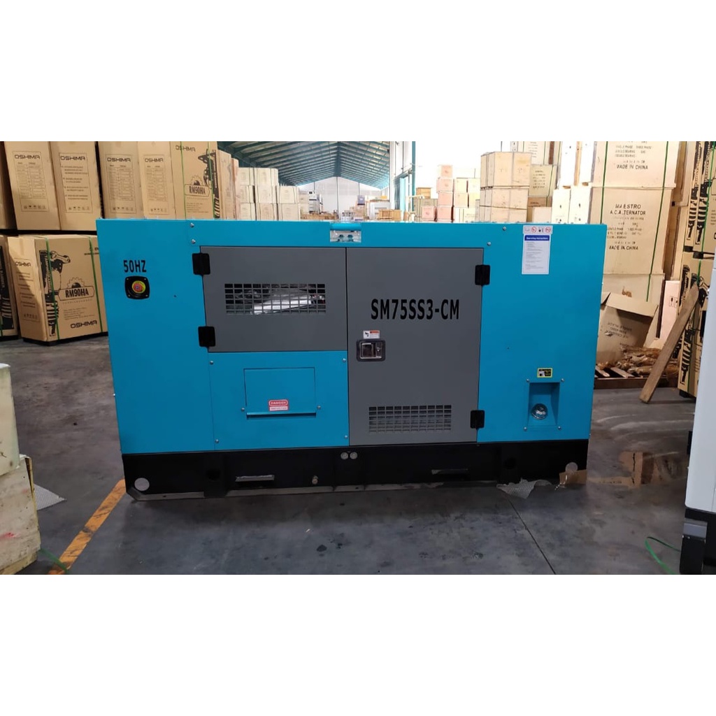 Jual Genset Silent 75 kva CUMMINS Silent Diesel (60 kw) 3 Phase ...