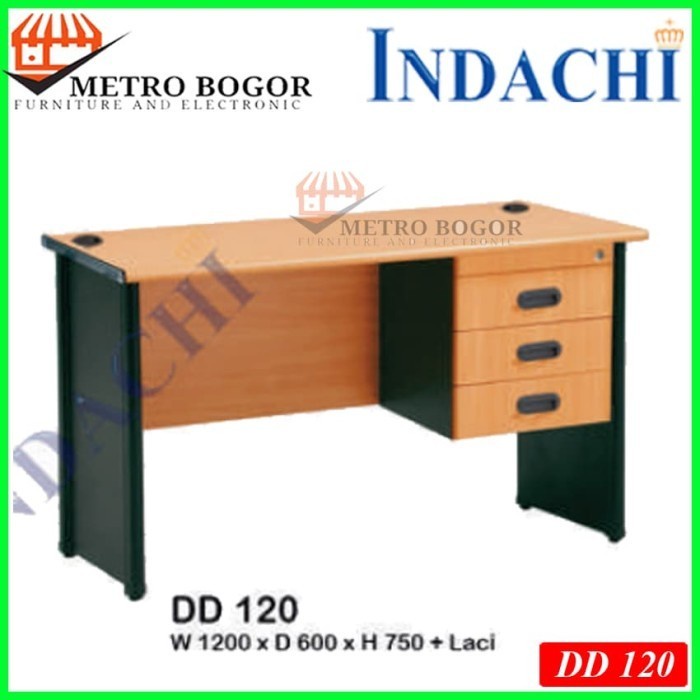 Jual Meja Kerja / Meja Kantor Indachi DD-120 (DD121+DHD240) Murah ...