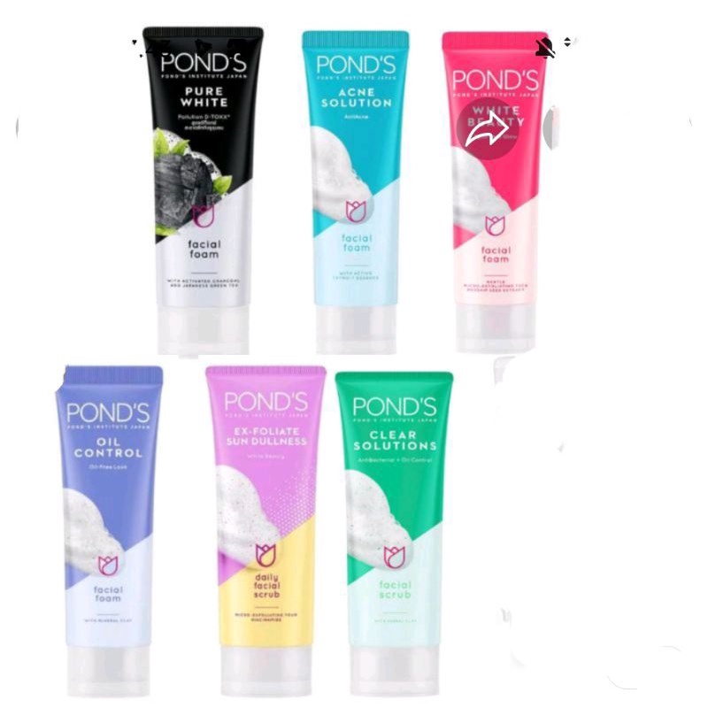Jual Ponds Facial Foam 100ml | Shopee Indonesia