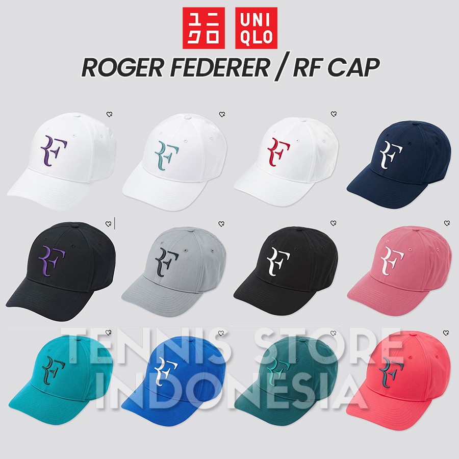 Jual Uniqlo Roger Federer Cap RF ( Topi Tenis / Tennis ) | Shopee Indonesia