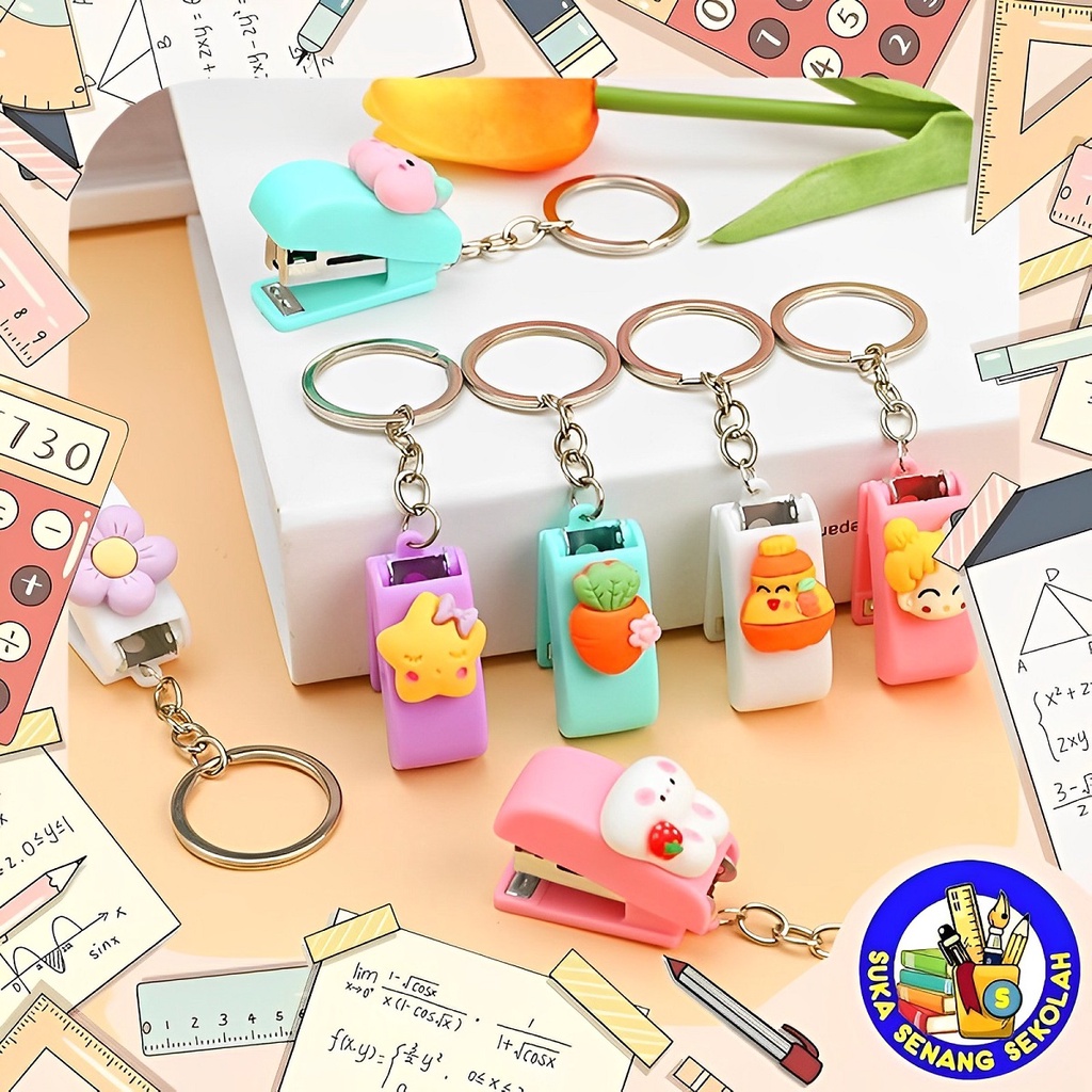 Jual Stapler Mini Portable Cute Character At0122 Shopee Indonesia