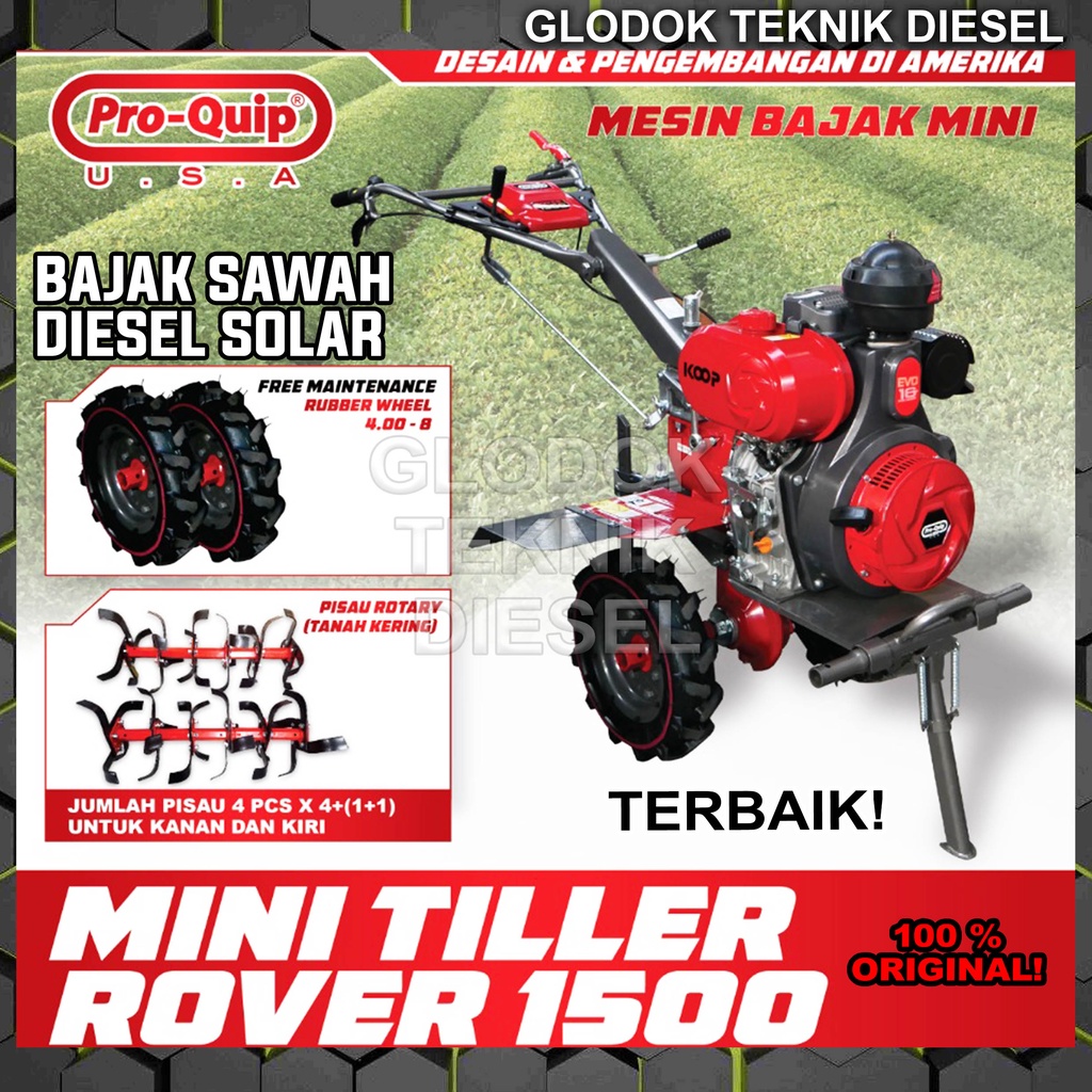 Jual Proquip Mesin Bajak Sawah Diesel Solar Heavy Duty ROVER 1500 ...