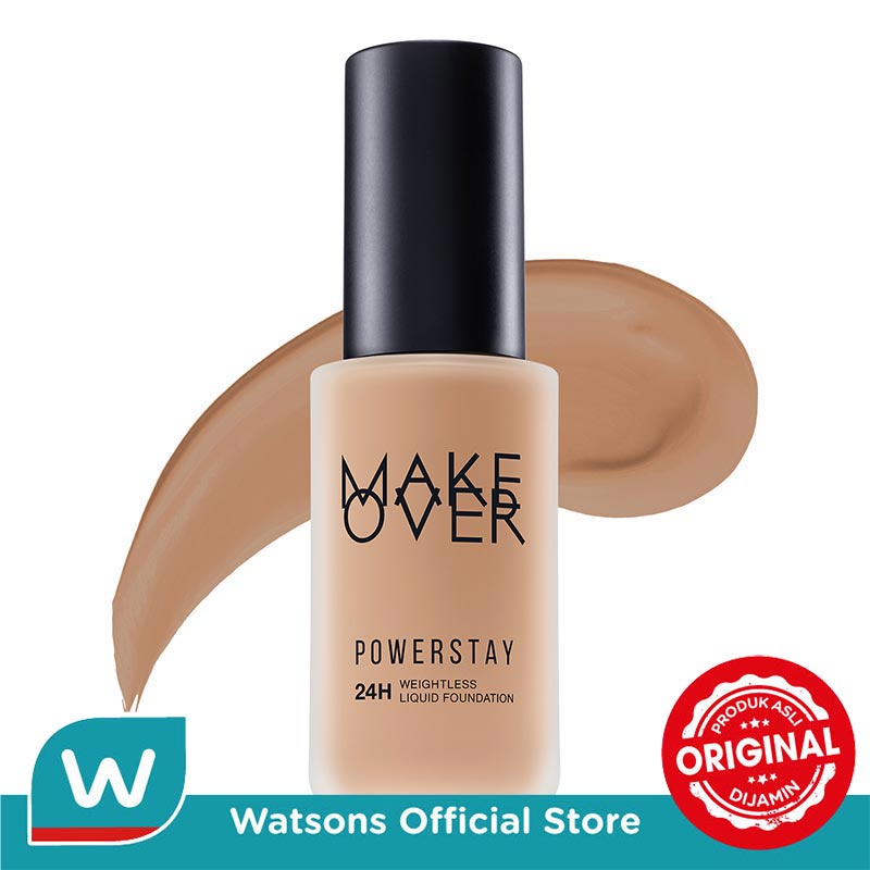Jual Make Over Powerstay Weightless Liquid Foundation W50 Creme Tan ...
