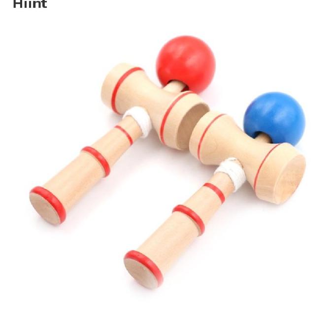 Jual [Hiint] Kid Kendama Bola Permainan Kayu Tradisional Jepang Balance ...