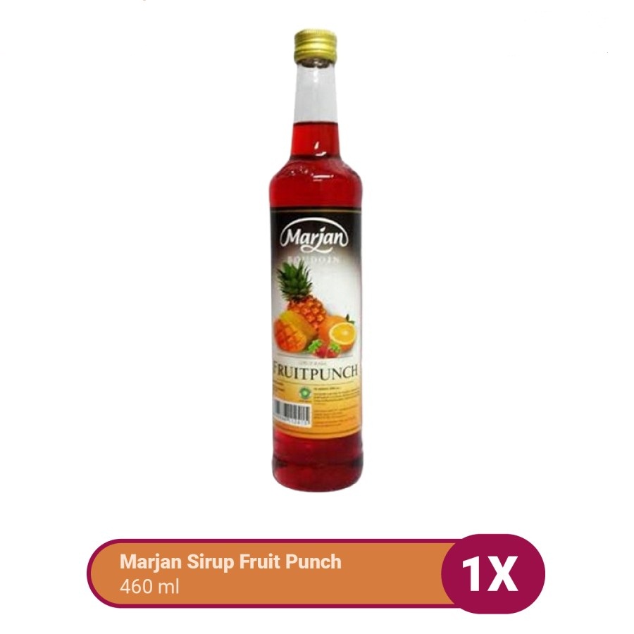 Jual SYRUP MARJAN SIRUP FRUIT PUNCH BOUDOIN 460ML | Shopee Indonesia
