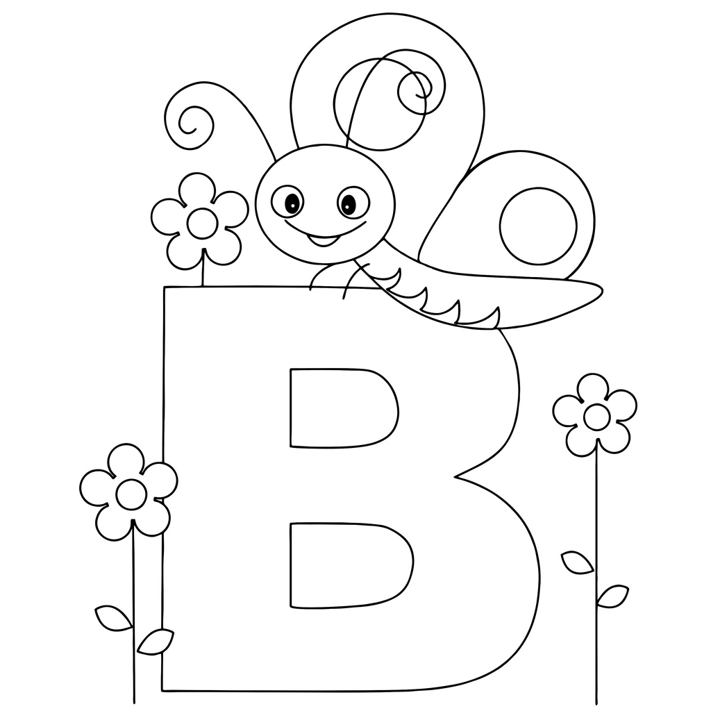 Jual Gambar Sketsa Mewarnai ~ ABJAD - ALPHABET/ Seketsa Lukis / Drawing ...