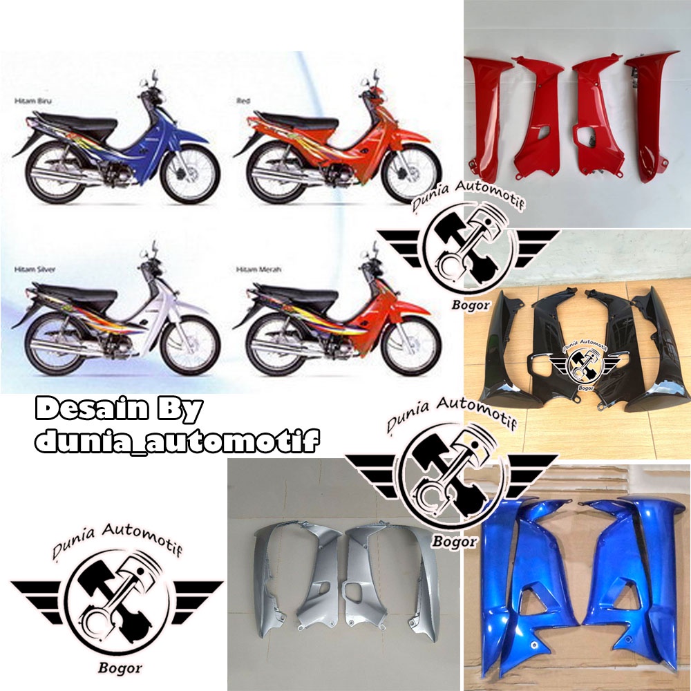 Jual SAYAP LUAR DALAM HONDA SUPRA FIT LAMA MERAH BIRU HITAM SILVER ...