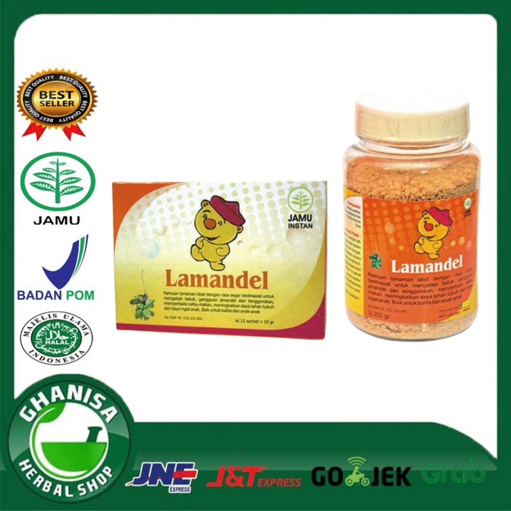 Jual LAMANDEL ATASI AMANDEL HERBAL TENGGOROKAN BATUK | Shopee Indonesia