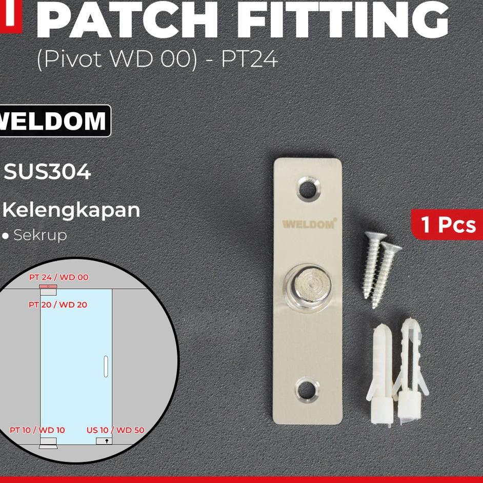 Jual More Info Here9f9Et Patch Fitting PT 24 Engsel Top Pivot Pintu ...
